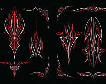 Motorcycle Pinstripe Svg - Etsy