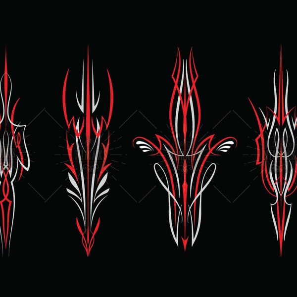 Old School Pinstripe Decals - Etsy