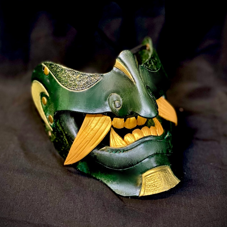 Leather Samurai Face Mask | Etsy