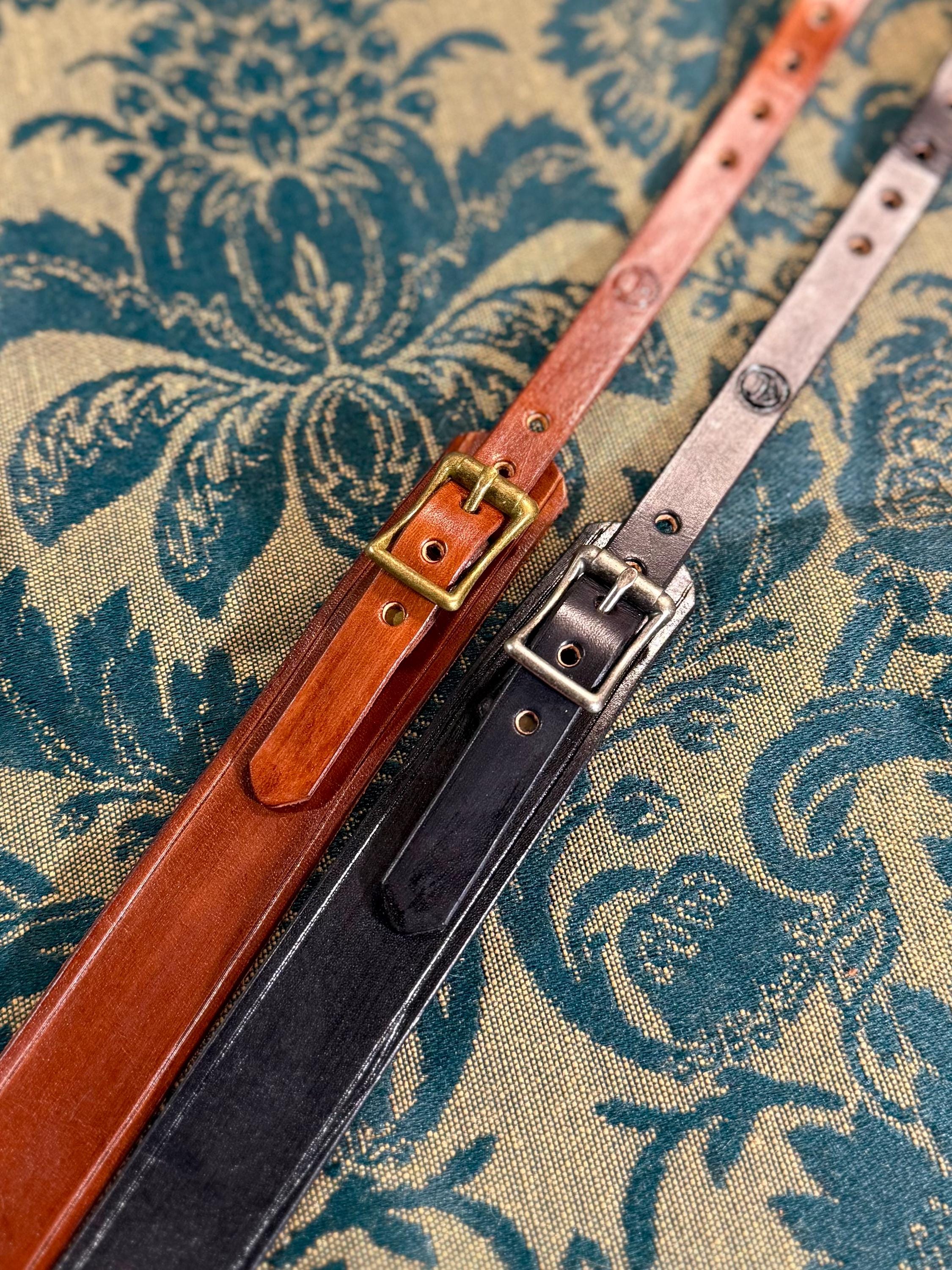Custom Leather Hat Band With Loops for Trinkets, Handmade Cowboy ...