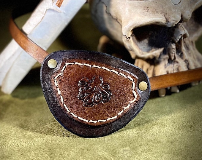 Leather Eye Patch, Custom Eyepatch for Pirate Costume, Gift - Etsy