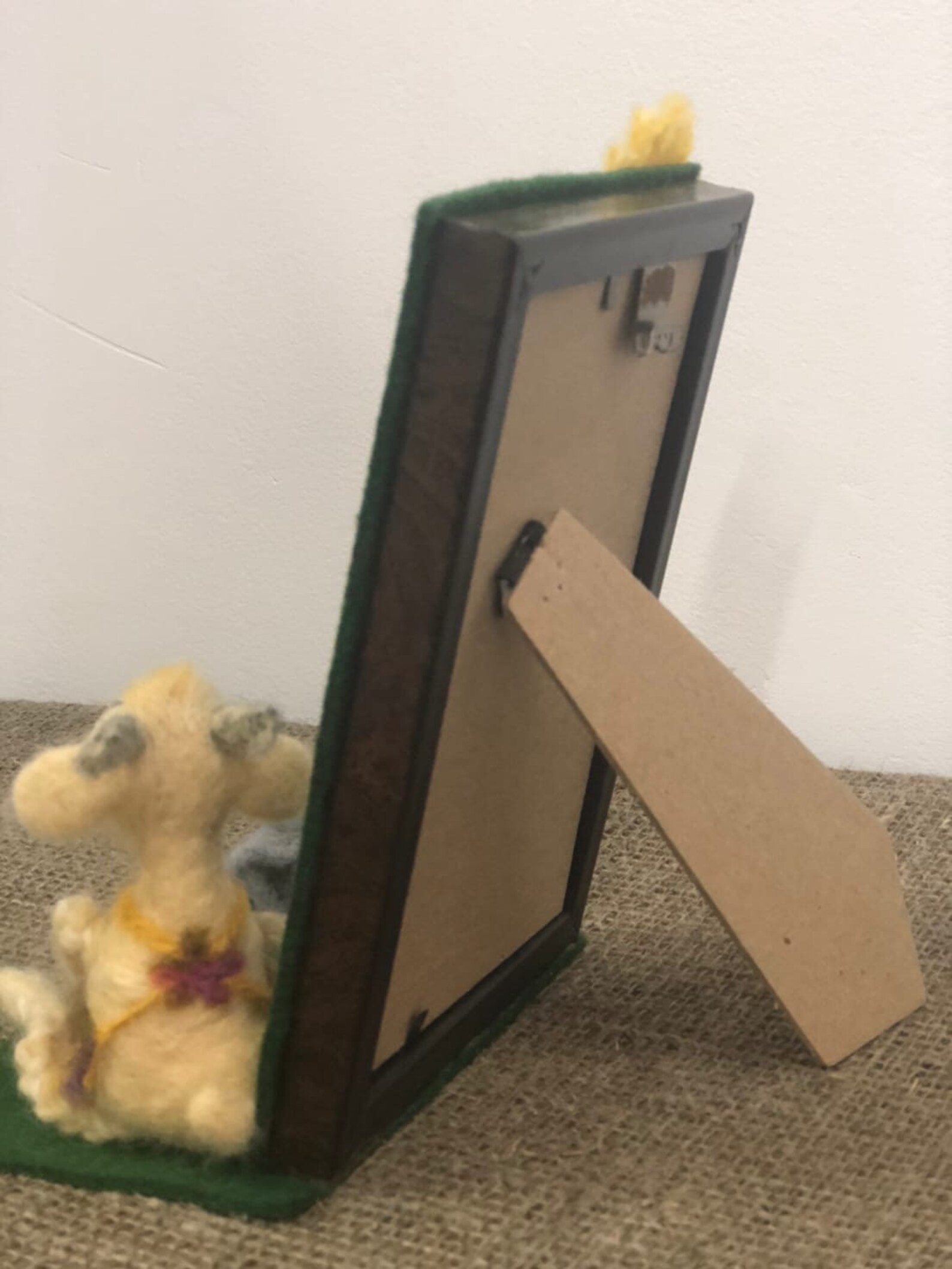 Goat Art Ornament Picture Frame Mother Day Gift Felted Goat | Etsy