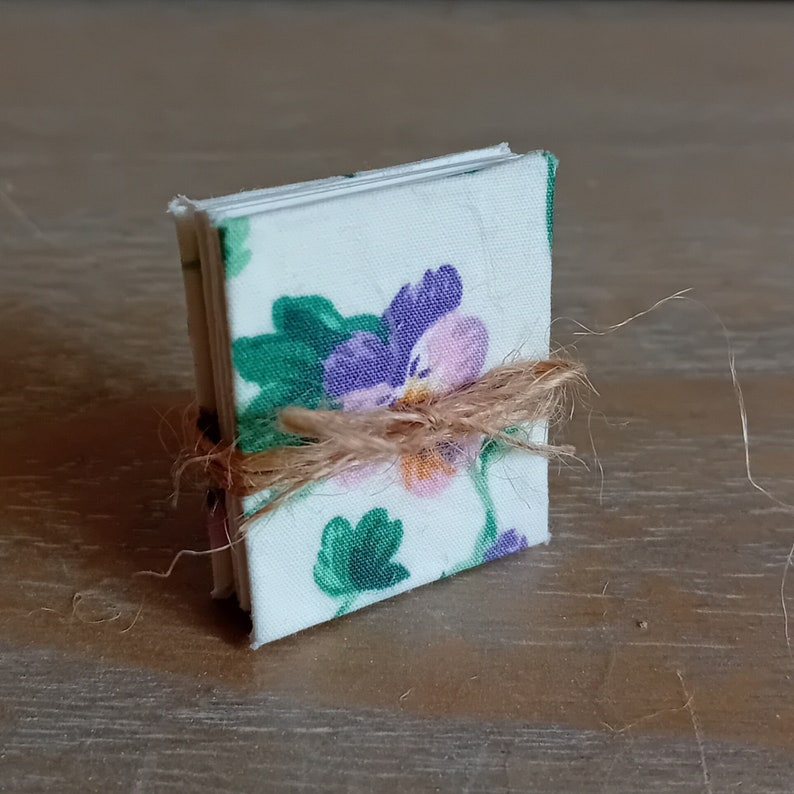Tiny Handmade Concertina Watercolour 350gsm Sketchbook ~ Viola Pattern ...