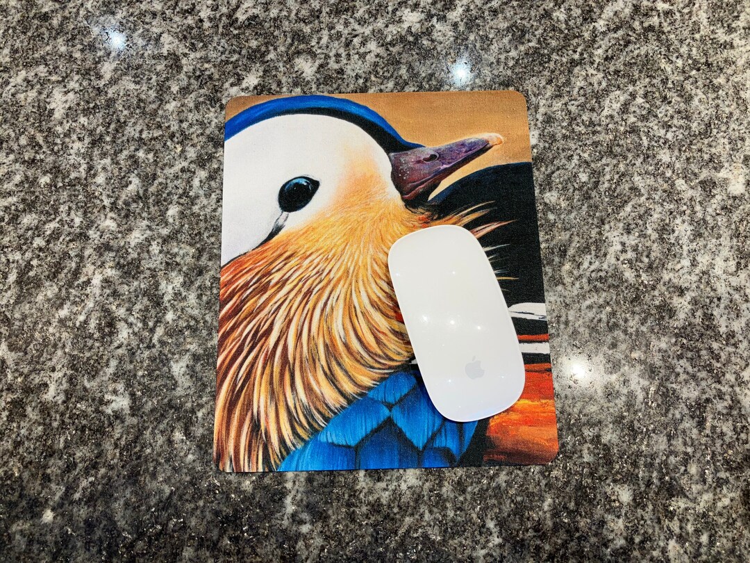 Mousepad Mandarin Duck Cute Bird Mouse Pad Gifts | Desk Accessories - Etsy