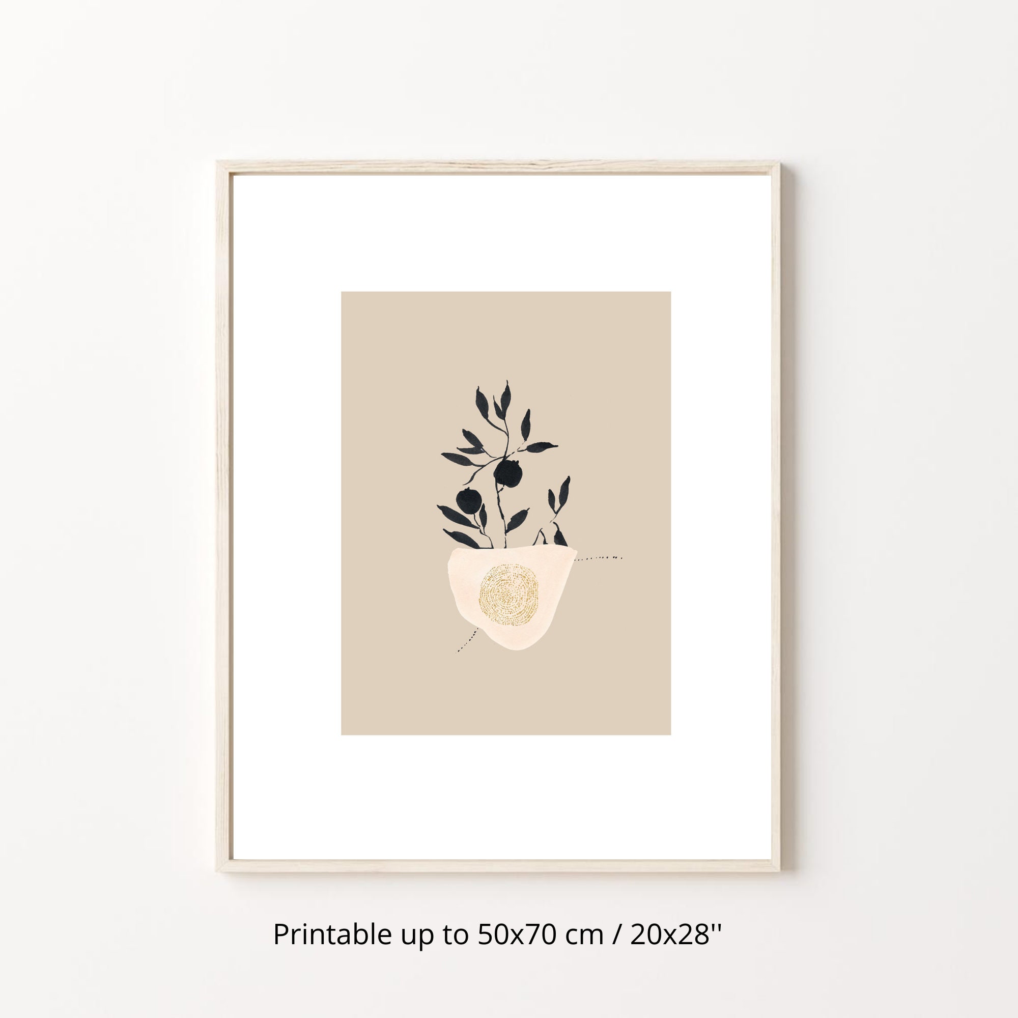 Gallery Wall Set of 6 Digital Prints, Japandi Wall Art Feng Shui Decor ...