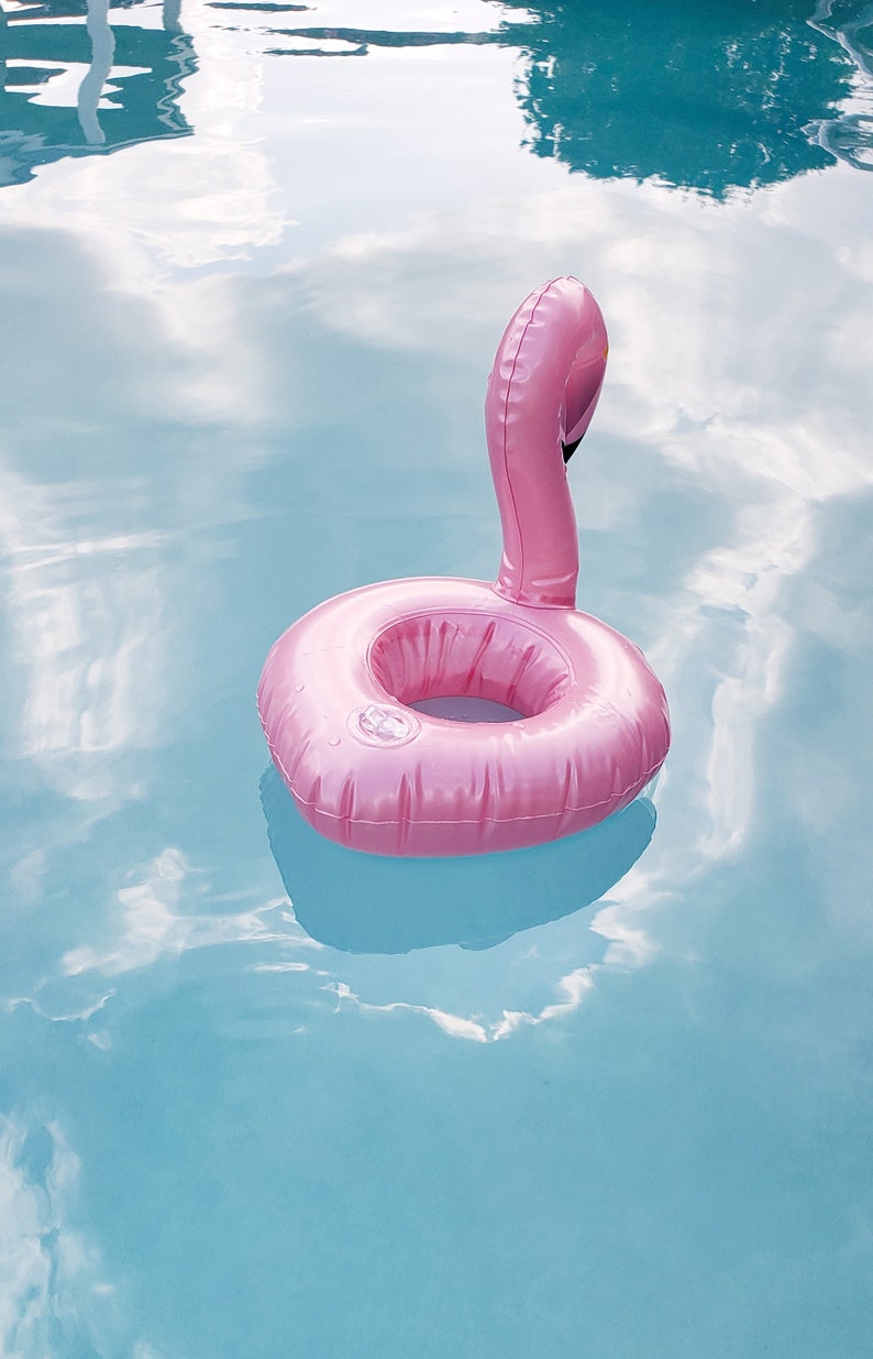 Cool Coasters Inflatable Flamingo Coaster Float Pool Party Favors Luau ...