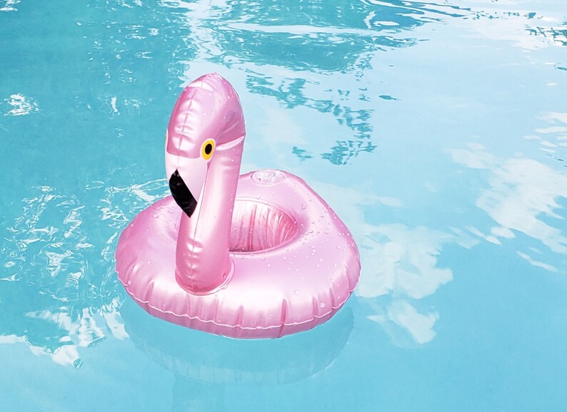 Cool Coasters Inflatable Flamingo Coaster Float Pool Party Favors Luau ...