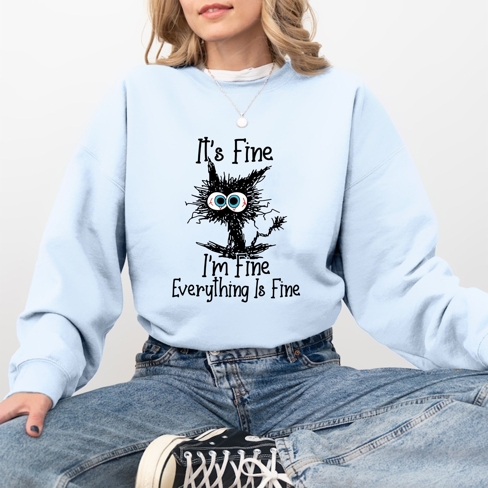 It's Fine I'm Fine Everything is Fine PNG, I'm Fine Png, Cat Png ...