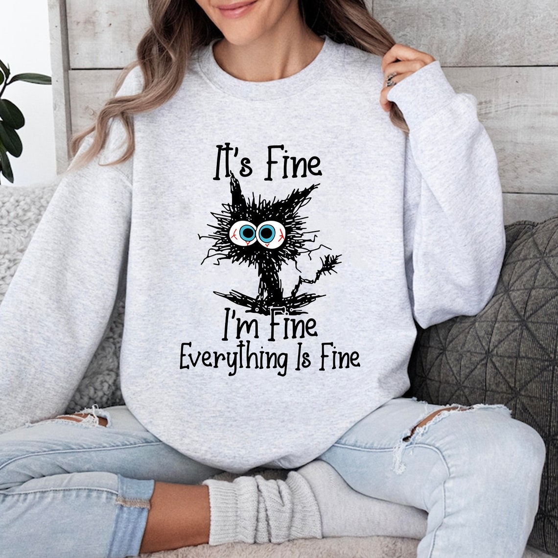 It's Fine I'm Fine Everything is Fine PNG, I'm Fine Png, Cat Png ...