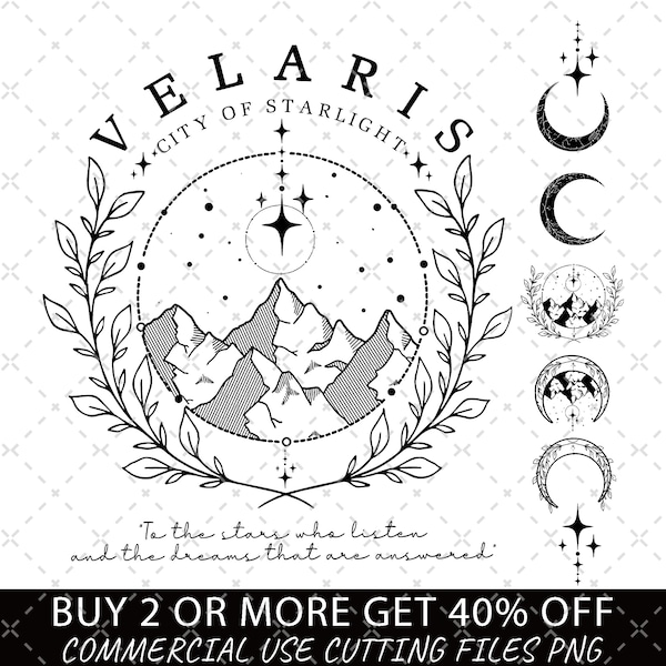 City of Starlight Velaris Svg - Etsy