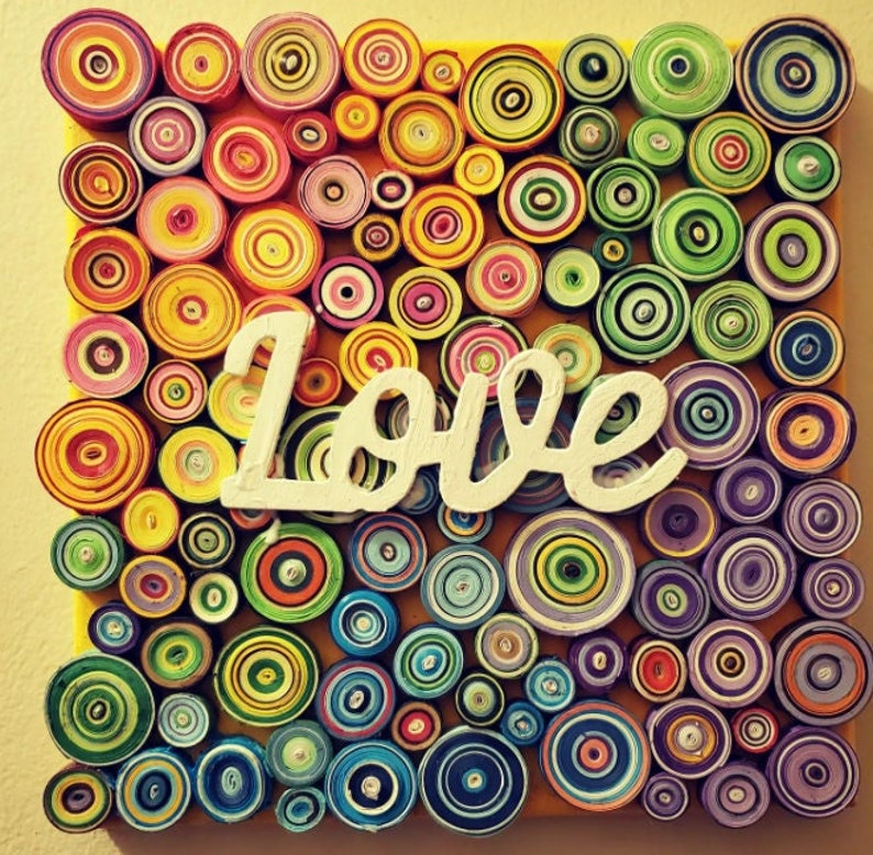 Paper Quilling Circle Art - Etsy