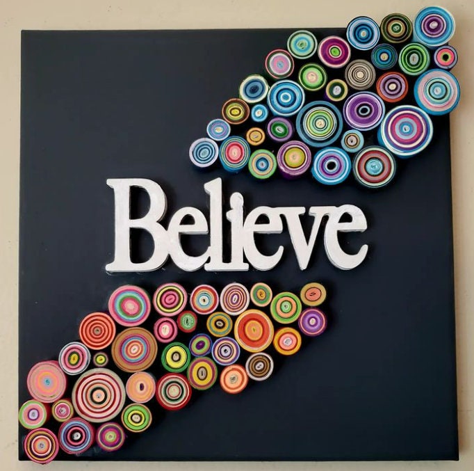 Paper Quilling Circle Art - Etsy