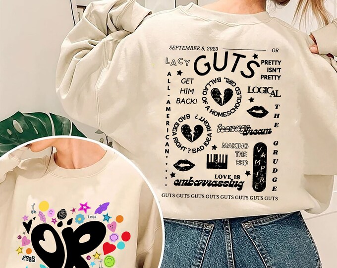 Retro Guts Album Song Olivia Rodrigo Png, Olivia Rodrigo Guts Png, Guts ...