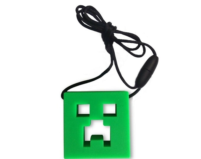 Minecraft Sensory Chewelry Necklace - Etsy