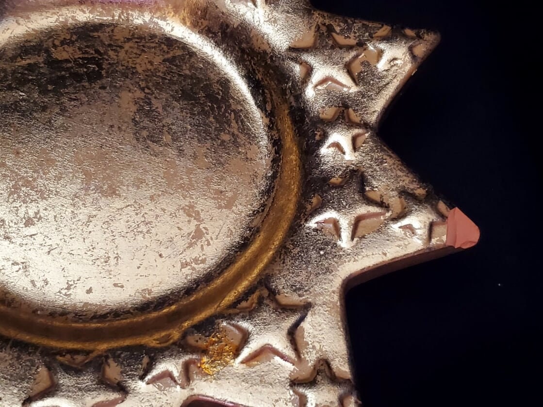 6 Vintage Centrum Ceramics Star Design Candle Holder Plates, Including ...