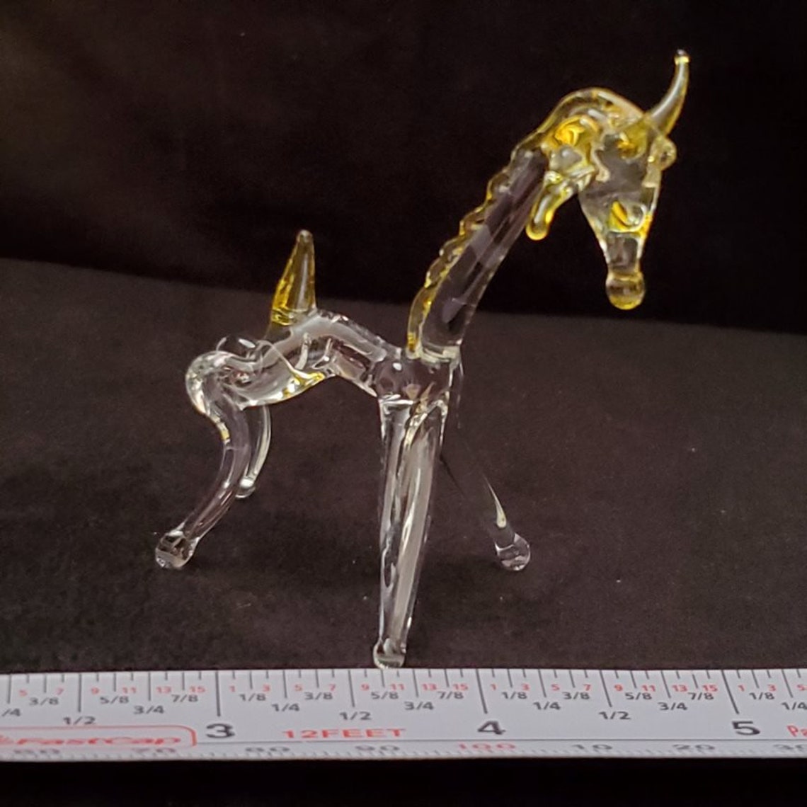 5 Vintage Miniature Glass Animals. A Turtle a Blown Glass Pig - Etsy