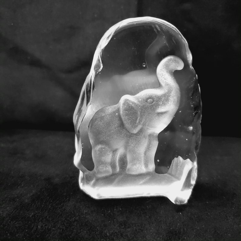 3 Vintage Glass Animal Paperweights or Table Accessories. A Turtle, a ...