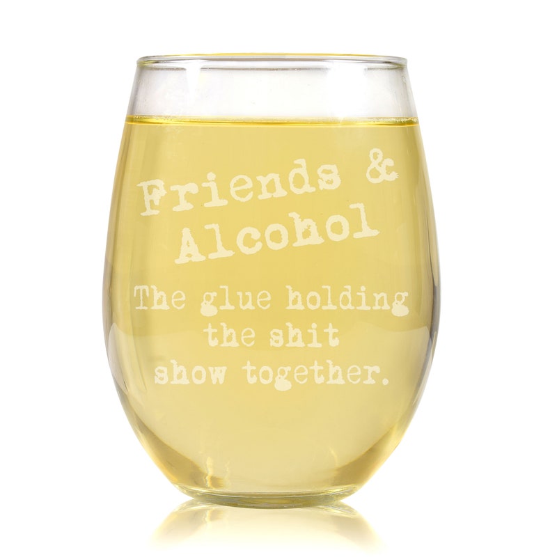 Funny Wine Glasses Etsy
