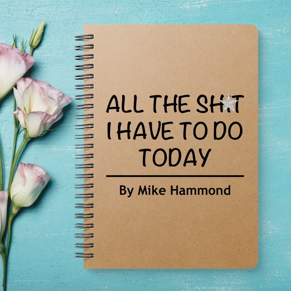 Funny Notebooks - Etsy