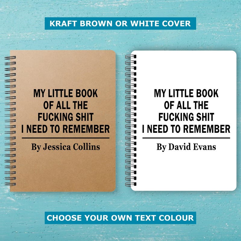 Funny Notebooks - Etsy