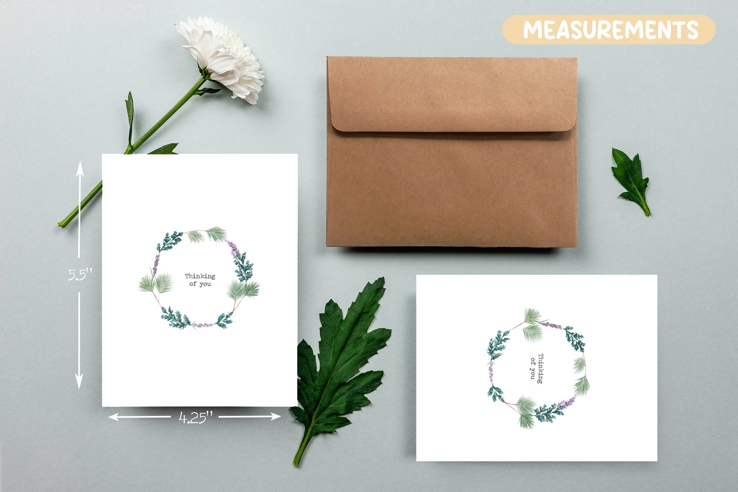 Wreath Sympathy Card Sympathy Card for Grief and Mourning Card Sending ...