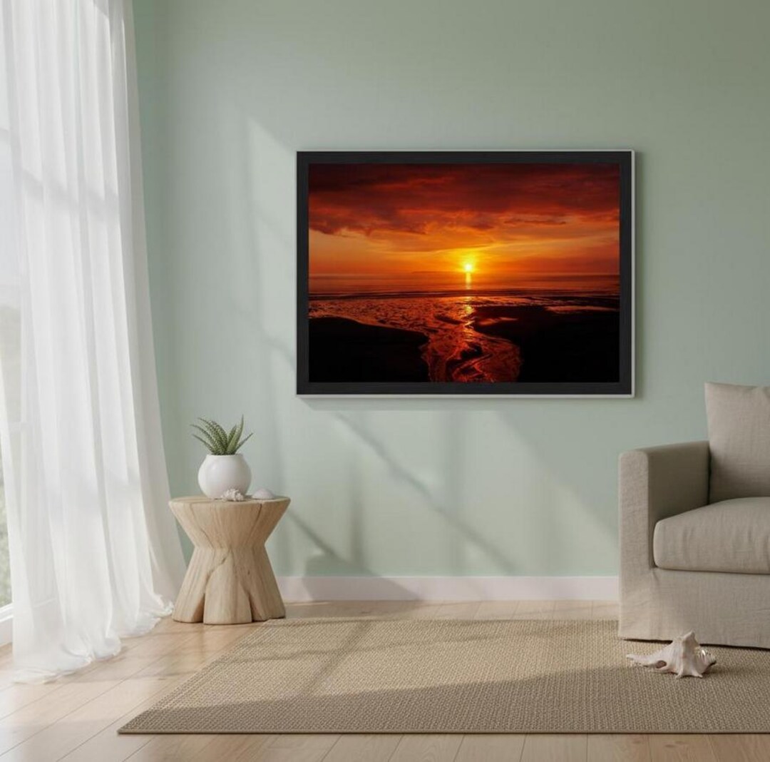 Beachscape Surfer Wall Art Photography for Beach Lovers - Digital ...