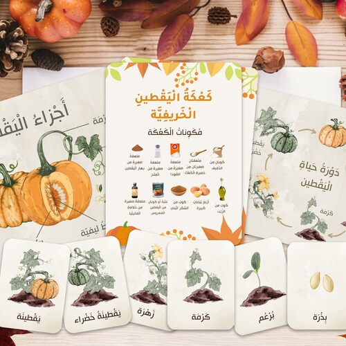 ARABIC Pumpkin Bundle/unit Study Pumpkin Anatomy Fall - Etsy