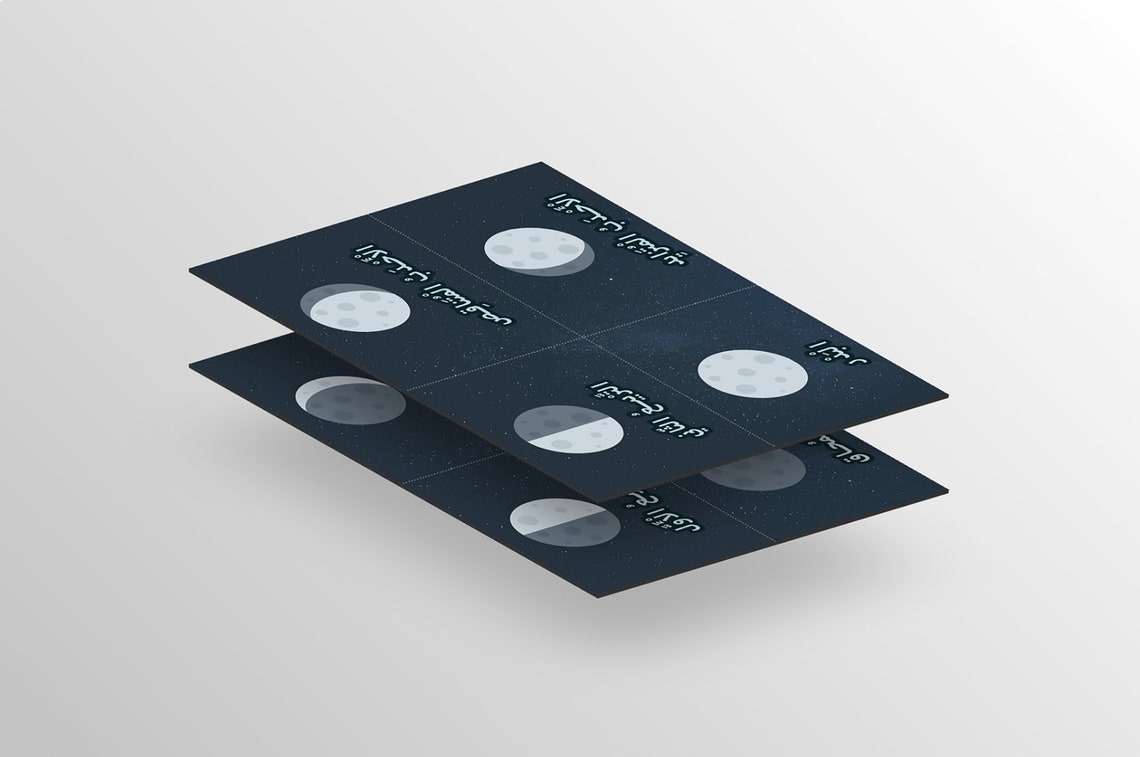 First Ever Printable Arabic Moon Cycle Poster and Flashcards - Etsy Canada