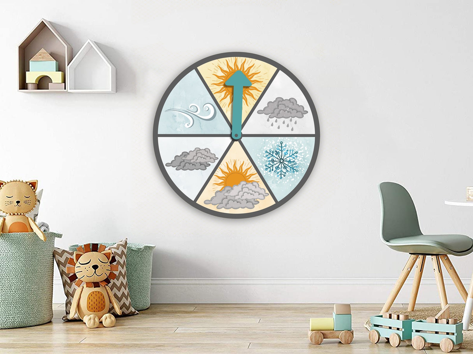 Printable Arabic Weather Flash Cards and Wheel Today's - Etsy