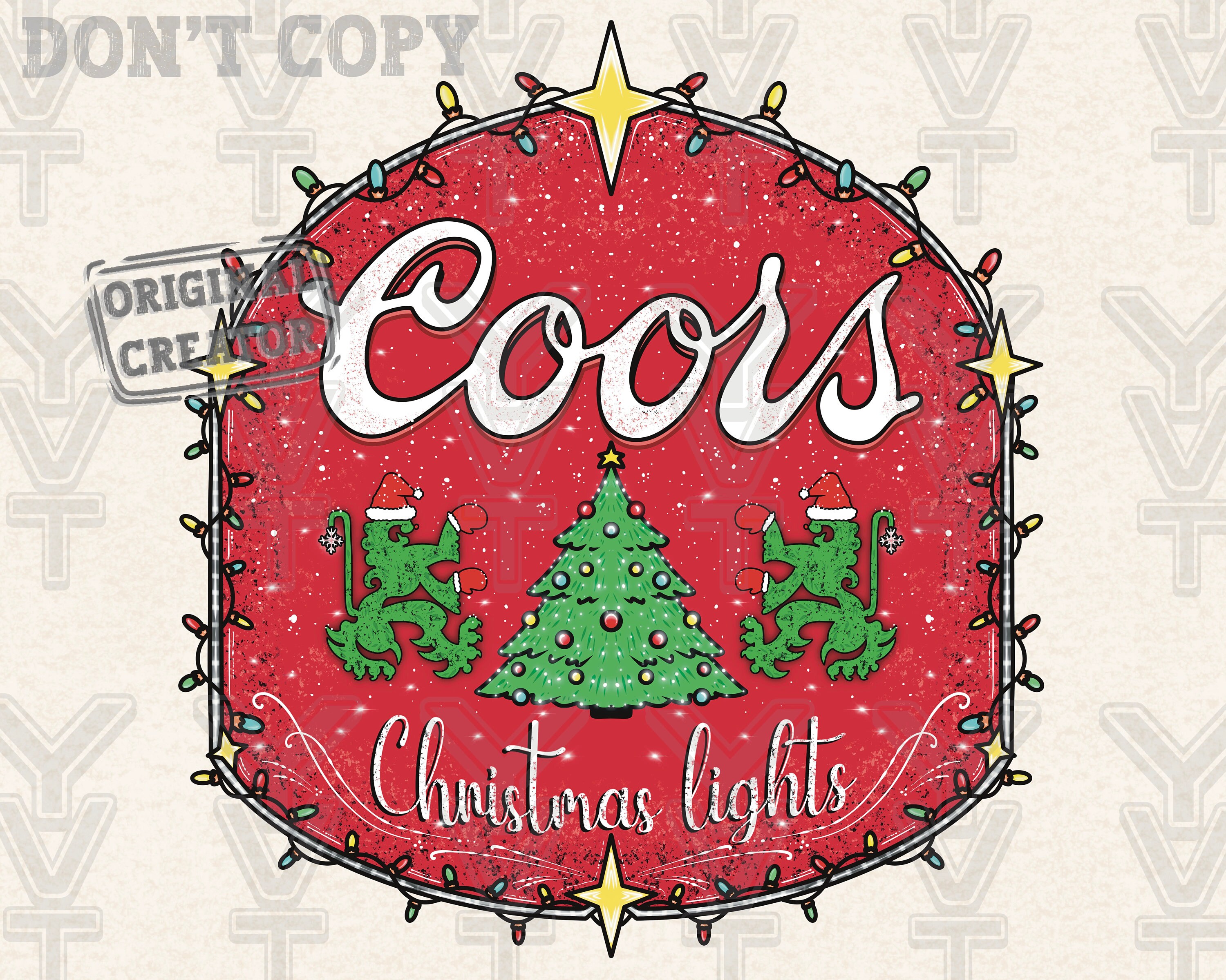 Christmas Lights Coors Png Fun Art,trendy Christmas Png,santa Baby ...