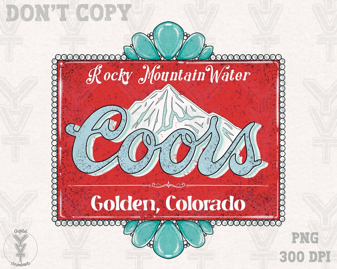 Coors Fun Art Trendy PNG Sublimations Alcohol Designs - Etsy Australia