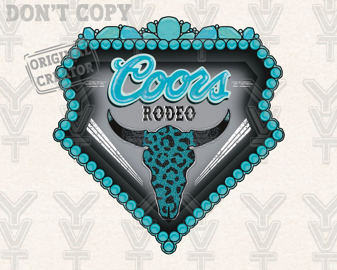 Coors Fun Art Rodeo Trendy PNG Sublimations, Alcohol Designs Downloads ...