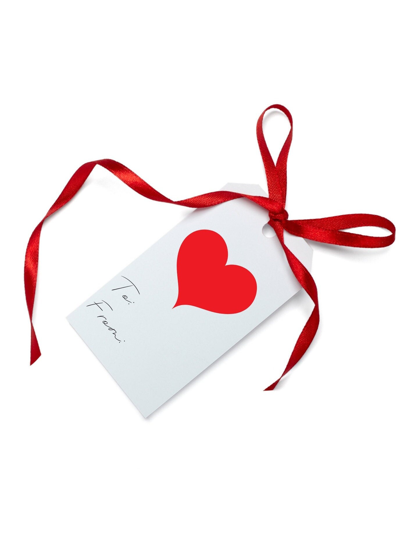 Heart gift Tags instant download simple gift tag - Etsy.de