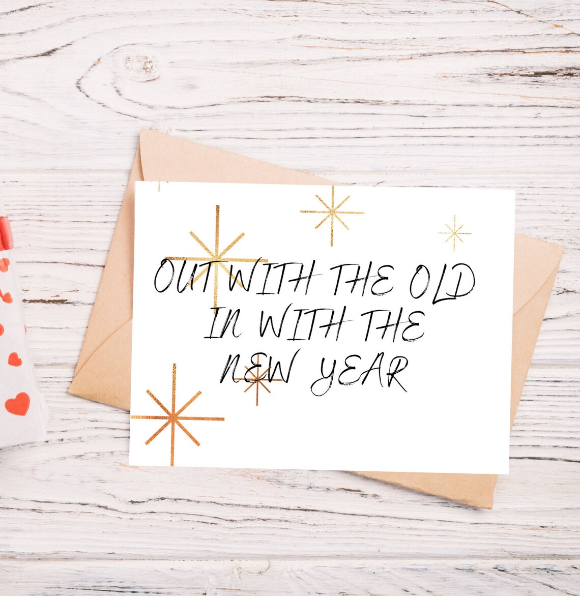 New Year Card Printable Card Greeting Cards Instant Download - Etsy UK