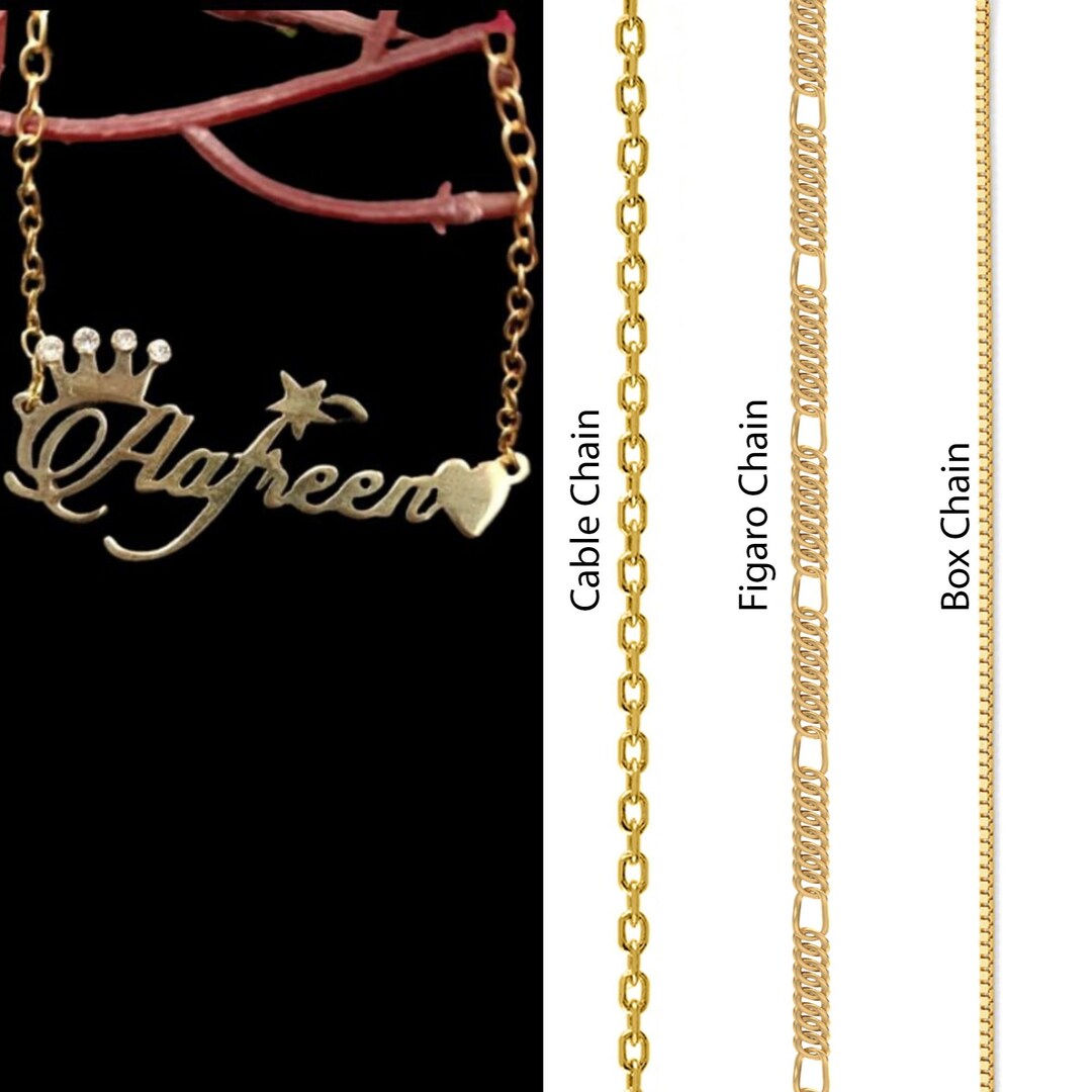 Personalized Custom Crown Gems Couple Name Necklace Customize Name ...