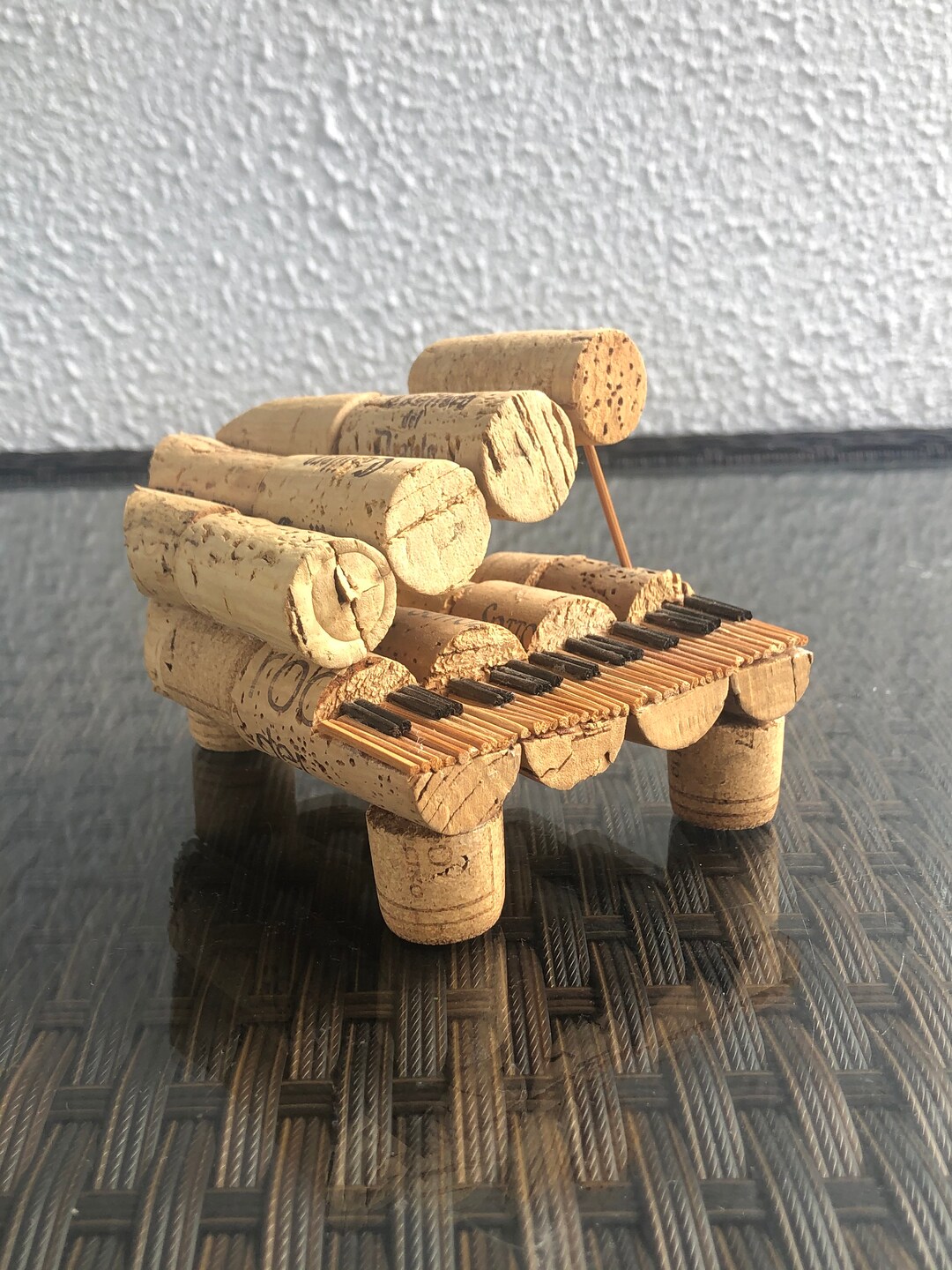 Cork Piano Musical Instrument 3D Artwork - Etsy