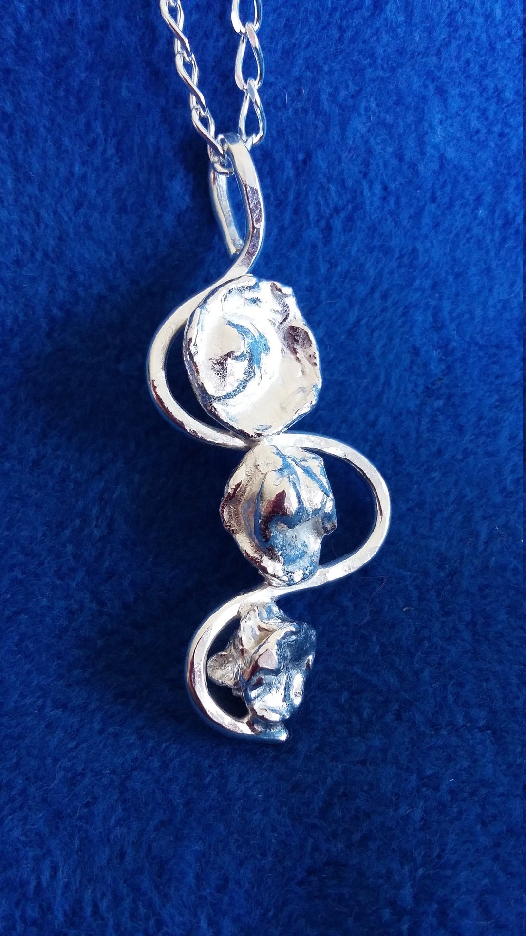 Freeform Wave Sterling Silver - Etsy