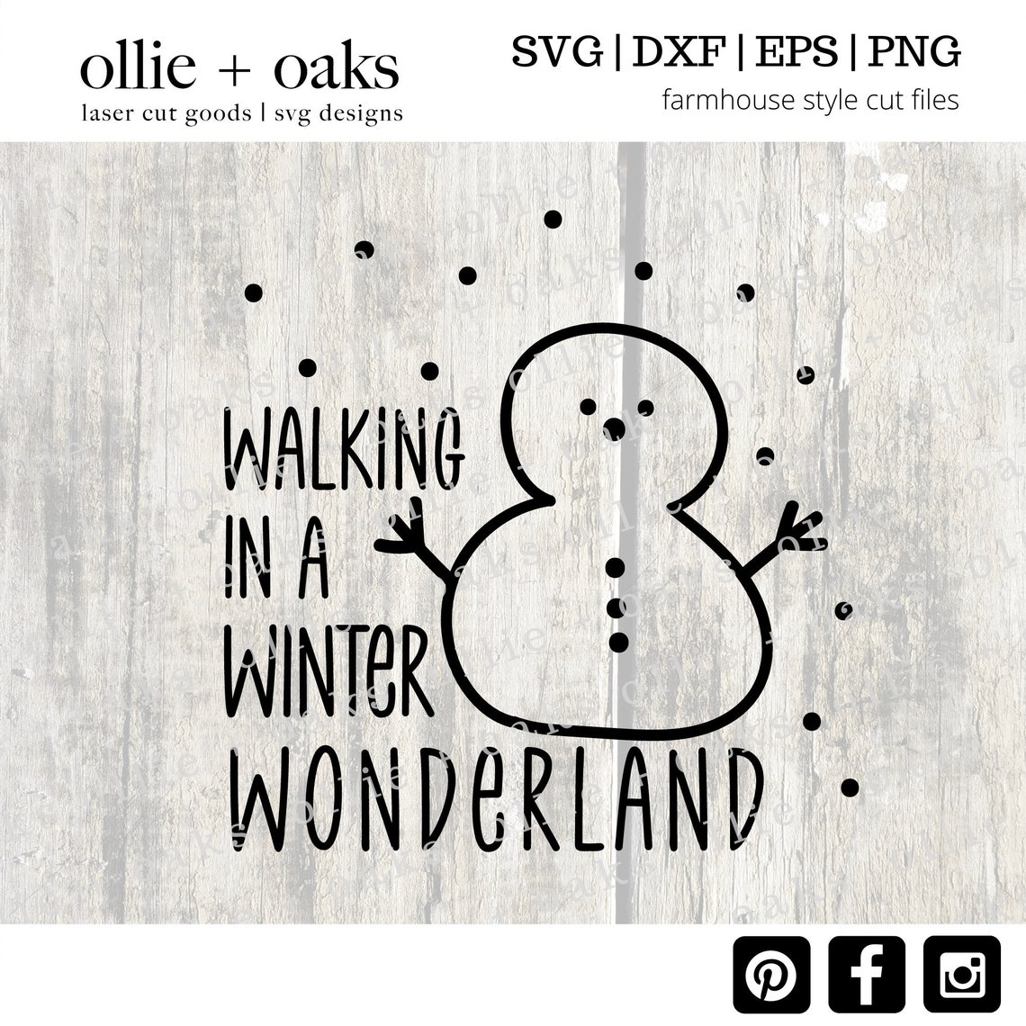 Winter Wonderland SVG Snowman SVG Walking in a Winter - Etsy