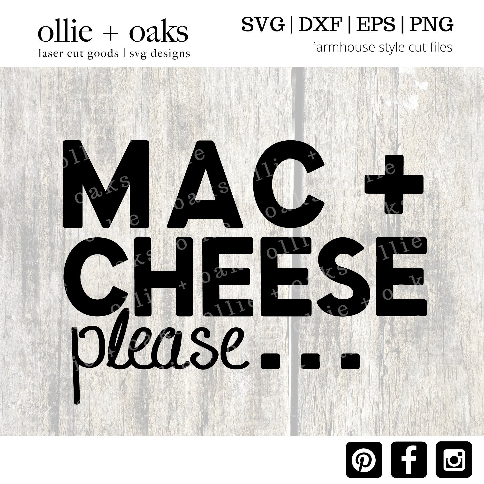 Mac + Cheese Please SVG - Mac + Cheese SVG - Mac and Cheese Svg - Mac N ...