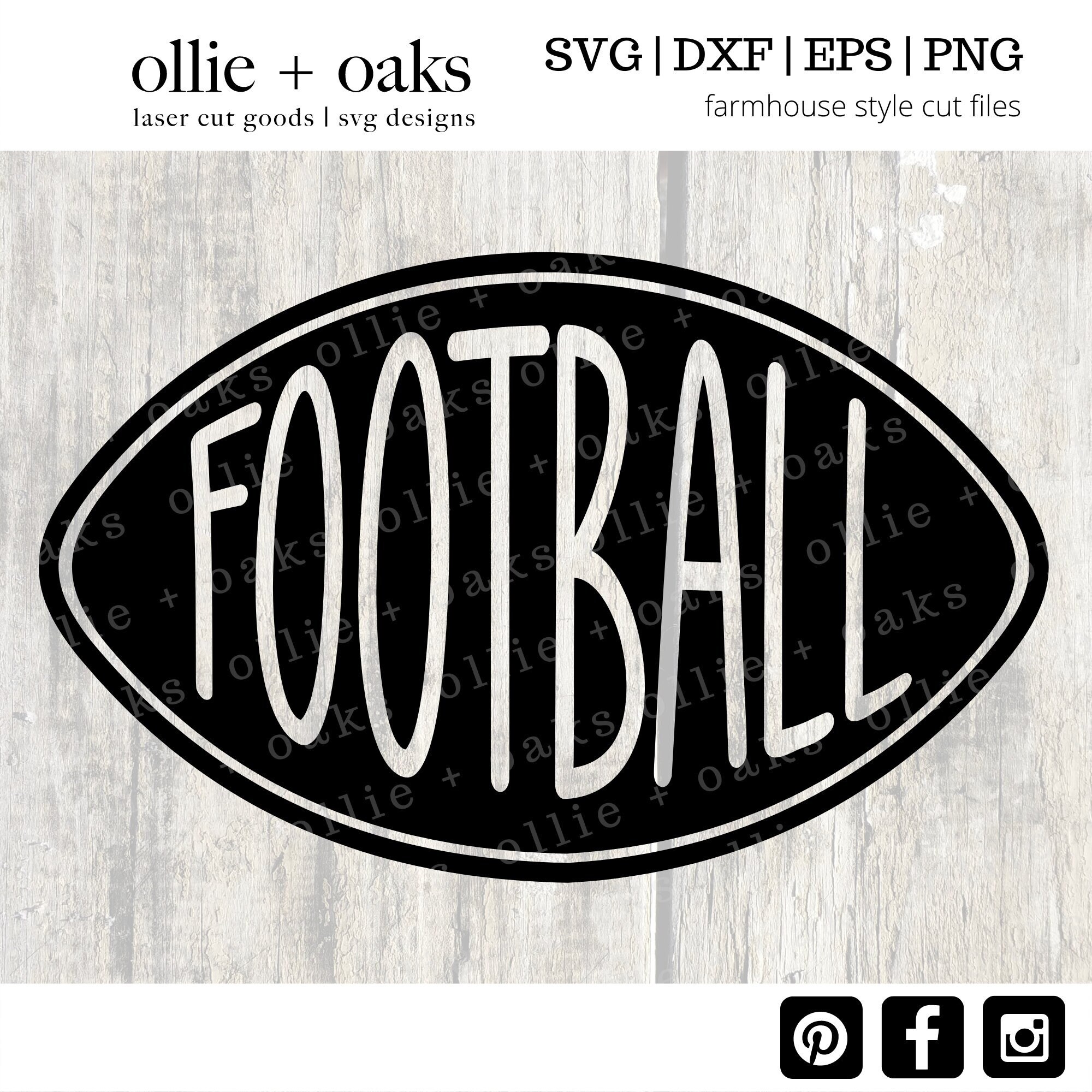 Football SVG Football Outline SVG Svg Files for Cricut - Etsy Australia