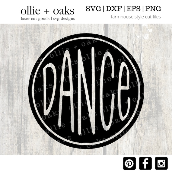 Dance SVG Dance Circle SVG Dancer SVG Svg Files for - Etsy Canada