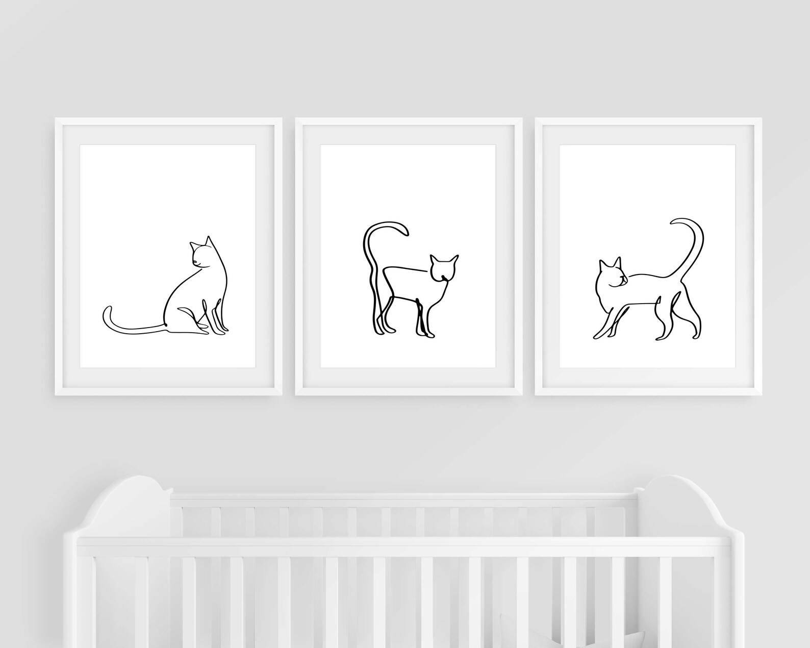 Cat Print Cat Printable Cat Wall Art Cat Poster Cat Art | Etsy