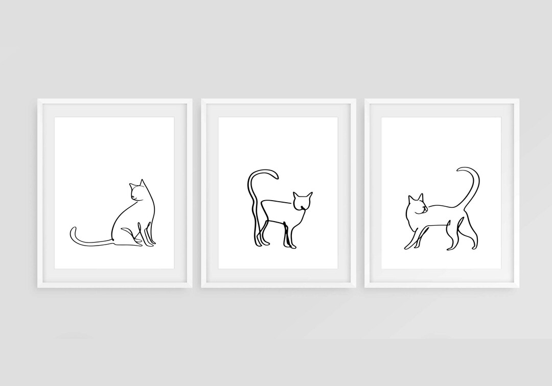 Cat Print, Cat Printable, Cat Wall Art, Cat Poster, Cat Art Print, Cat ...