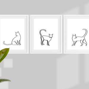 Cat Print, Cat Printable, Cat Wall Art, Cat Poster, Cat Art Print, Cat ...