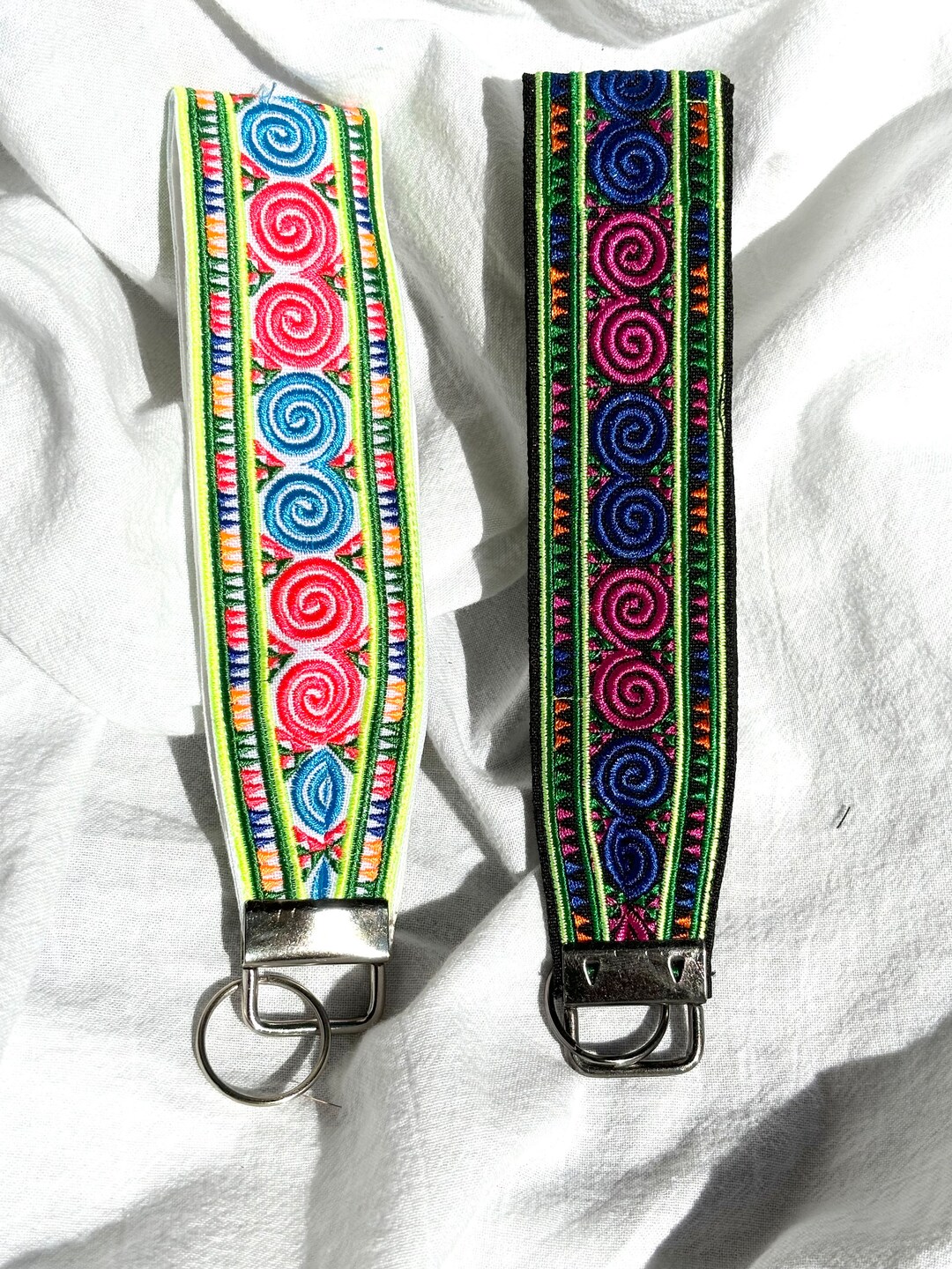 Hmong Embroidery Keyfobs and Keychains, Hmong Prints, Handmade, Gift ...