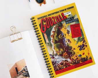 Godzilla Notebook | Etsy