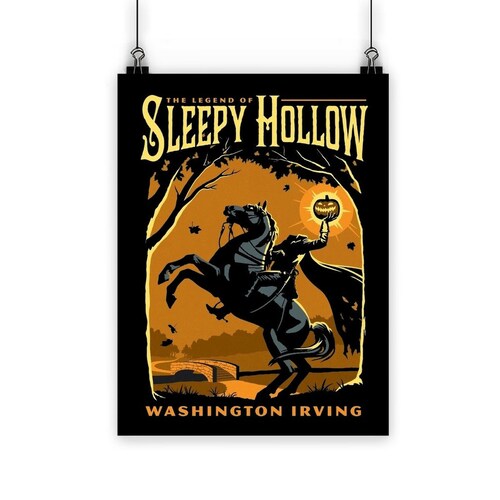 The Legend of Sleepy Hollow Printable Halloween Poster - Etsy Hong Kong