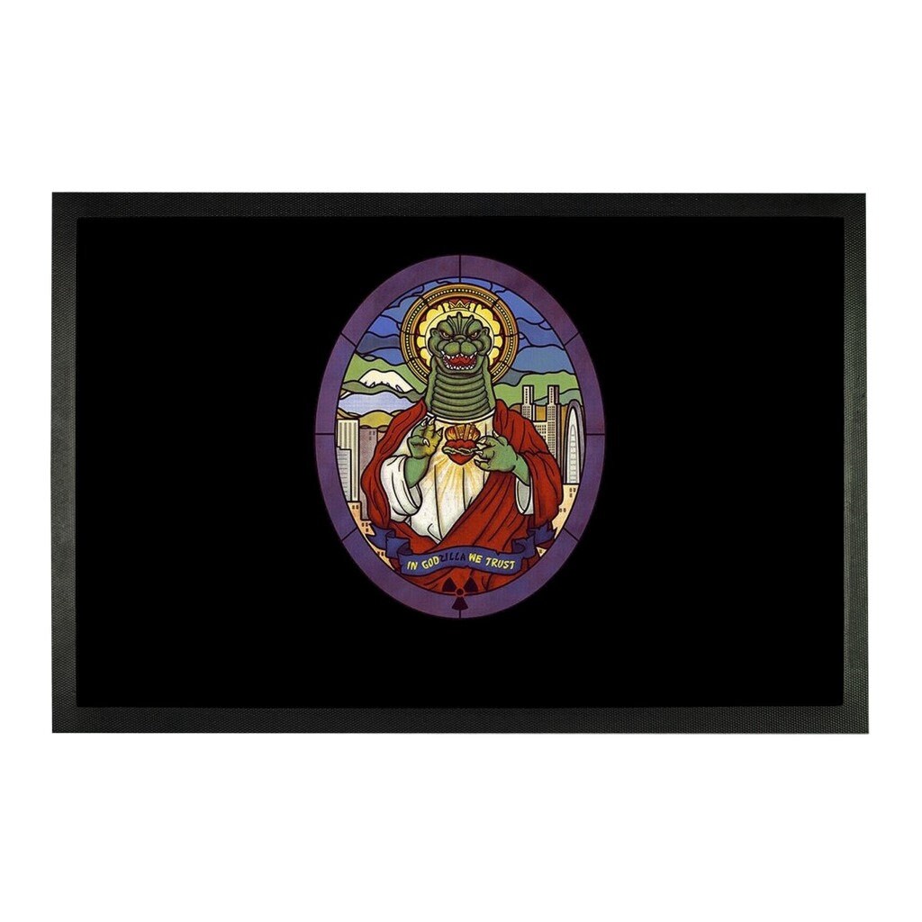 Godzilla Door Mat - Etsy