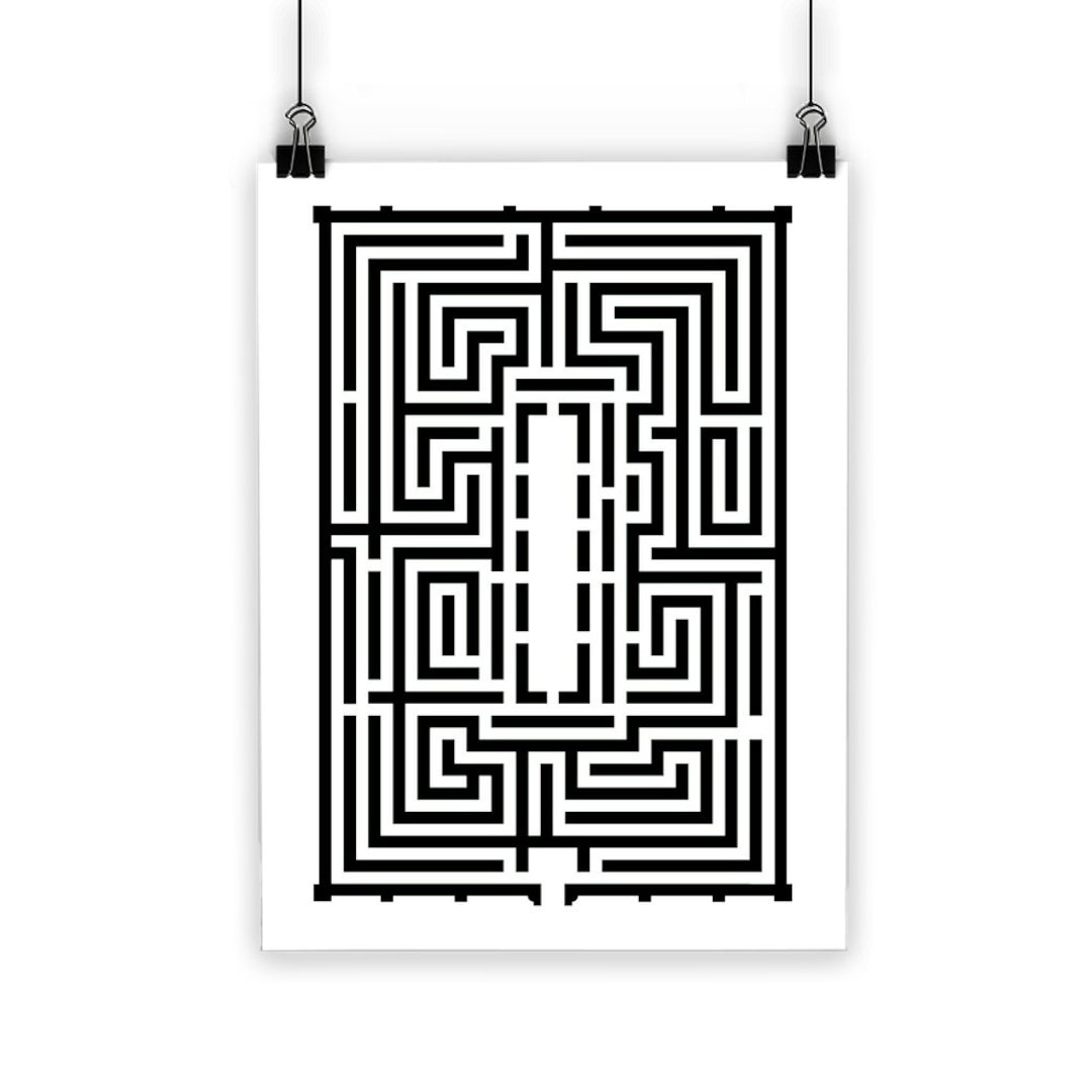Overlook Hotel Maze Classic Poster - Etsy