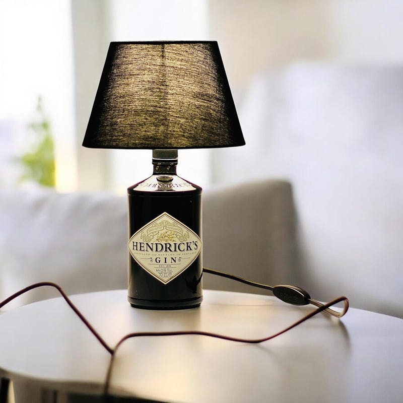 Gin Bottle Lamp - Etsy UK